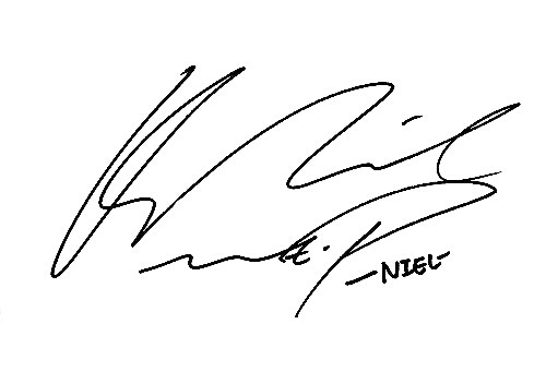 Niel's autograph